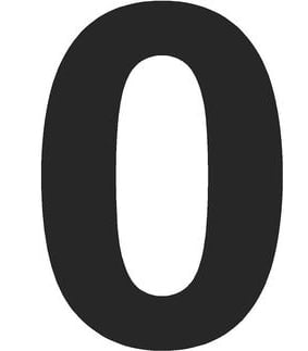 Race Car Door Numbers Decal/Stickers – Black - Raceline Motorsport Racewear