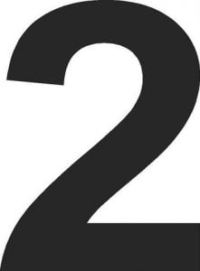 Race Car Door Numbers Decal/Stickers – Black - Raceline Motorsport Racewear